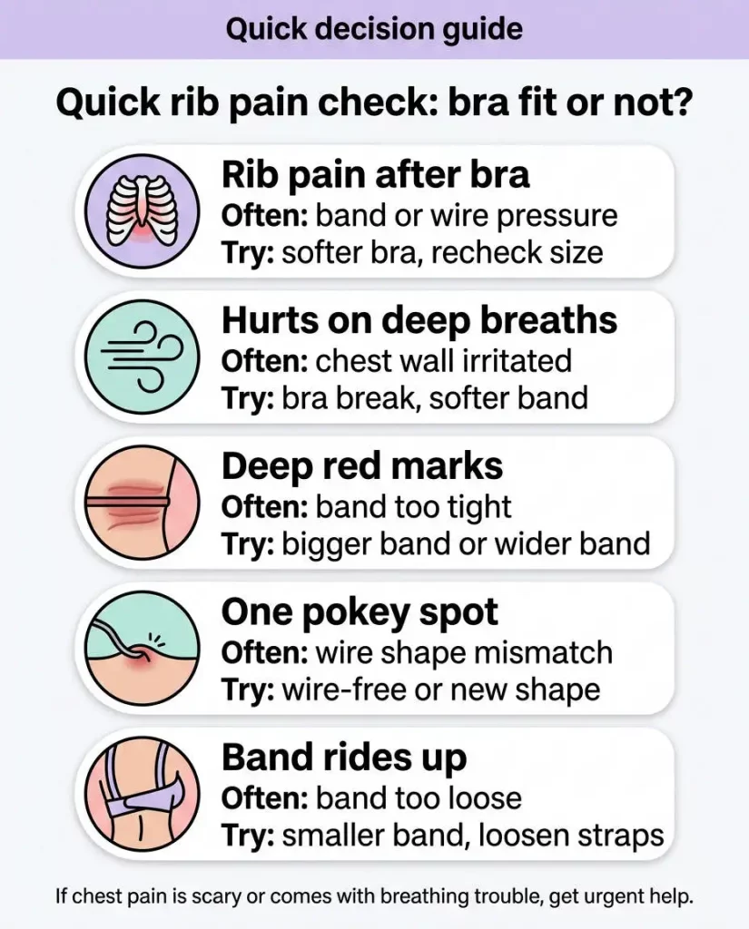 Rib Cage Pain? Why “Growing Pains” Might Be a Too-Tight Bra